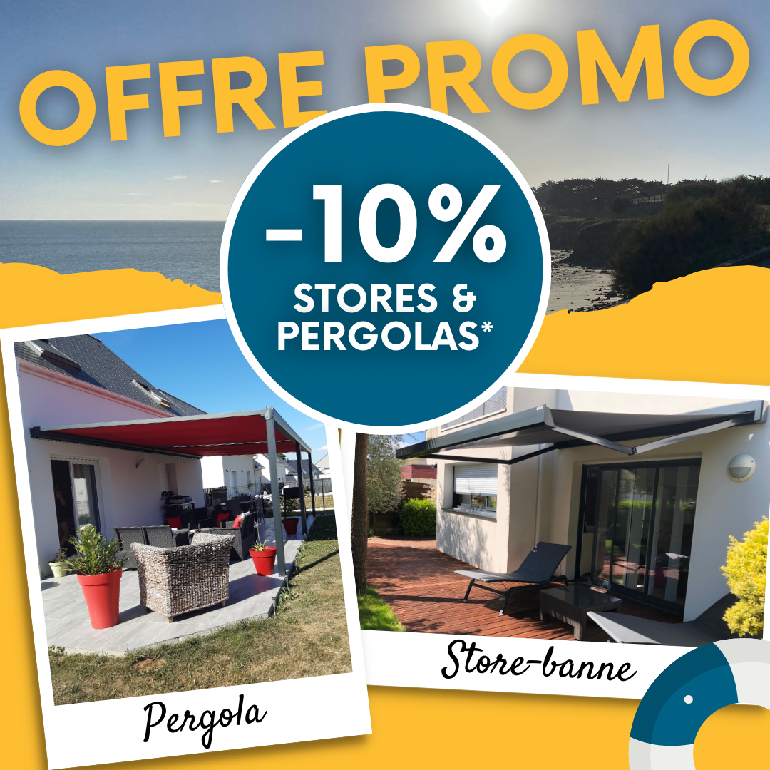 Préparez votre été : -10% sur tous nos stores & pergolas* - Pro-Fermetures